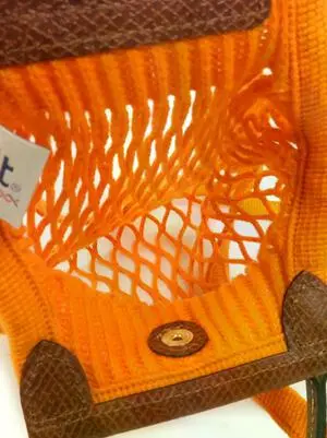 Longchamp Le Pliage Filet Xs Shoulder Bag - Orange