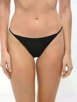 Dsquared2 Logo-plaque Bikini Bottoms - Black