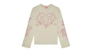 DIESEL® Long Sleeve T-shirt With Graphic Print