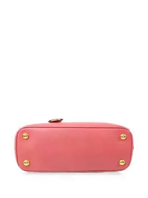 Prada Logo-detail Leather Two-way Handbag