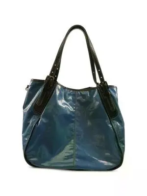 TOD'S Logo-plaque Tote Bag - Blue