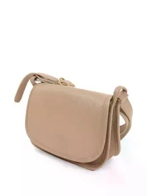 Longchamp Grained Leather Shoulder Bag