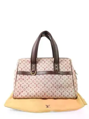 LOUIS VUITTON Gm Josephine Monogram Mini Lin Tote Bag - Pink