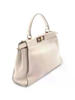 Fendi 2000s Peekaboo Leather Tote Bag