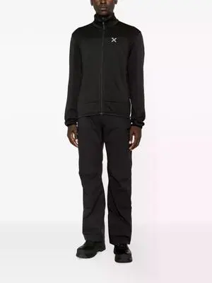 MONTURA Logo-print Full-zip High Neck Sweatshirt