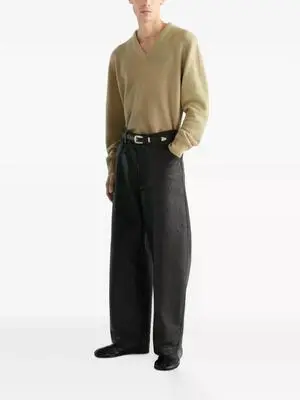 LEMAIRE V-neck Sweater In Cashmere