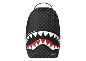 SPRAYGROUND Sharks In Paris Wtf Bubbly Check Backpack - Black