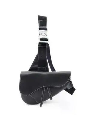 Dior 2010s Saddle Shoulder Bag - Black