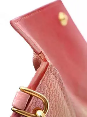 Miu Miu 2010s Madras Love Chain-strap Wallet