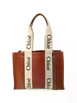 Chloé Woody Tote Bag - Brown
