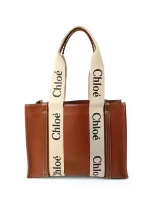 Chloé Woody Tote Bag - Brown