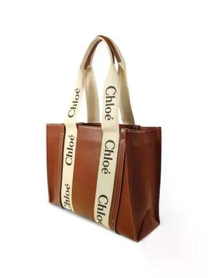 Chloé Woody Tote Bag - Brown