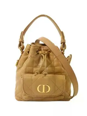 Dior Nano Caro Bucket Bag - Neutrals