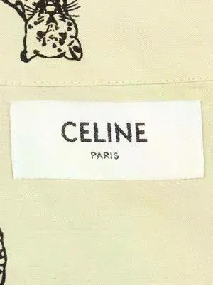 Celine 2010s Animal-print Shirt