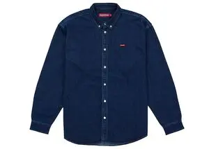 Supreme Small Box Denim Shirt - Indigo