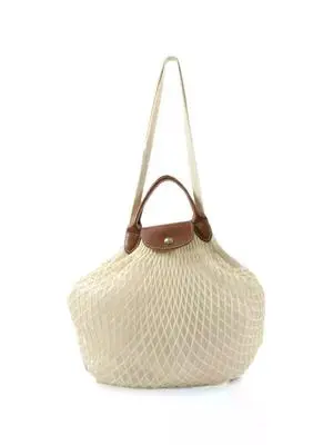 Longchamp Le Pliage Filet Mesh Shoulder Bag - Neutrals