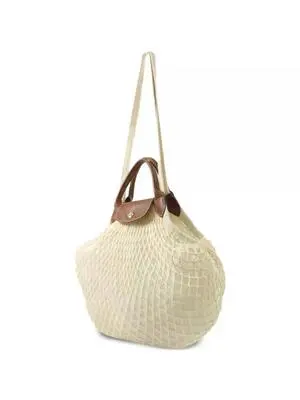 Longchamp Le Pliage Mesh Shoulder Bag - Neutrals