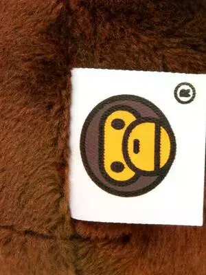 A BATHING APE Burger-detail Plush Keychain