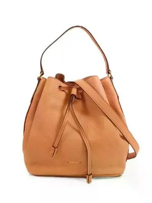 Bally Drawstring Bucket Bag - Orange