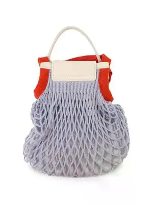 Longchamp Le Pliage Filet Mesh Tote Bag - Blue