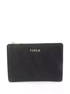 Furla Ghw Bifold Wallet Bck5clo Saffiano Leather - Black