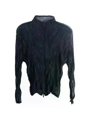Issey Miyake Chiffon Twist 1 Pleated Cardigan