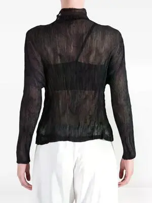 Issey Miyake Chiffon Twist 1 Pleated Cardigan