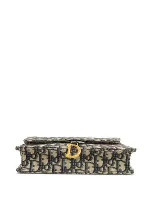 Dior Saddle Oblique Shoulder Bag - Neutrals