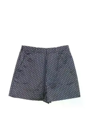 Dior 2010s Polka-dot Shorts - Blue
