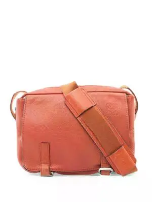 Loewe 2000s Military Messenger Shoulder Bag - Orange