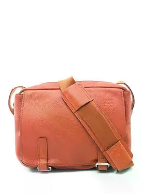 Loewe 2000s Military Messenger Shoulder Bag - Orange