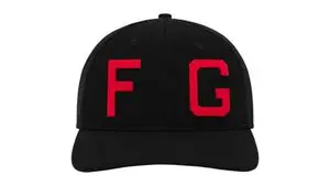 Fear Of God Essentials Fg 9forty Cap - Black/red