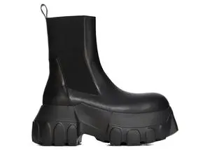 Rick Owens Tower Beatle Mega Tractor Ankle Boot - Black