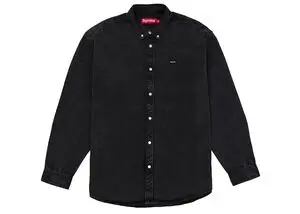 Supreme Small Box Denim Shirt - Black