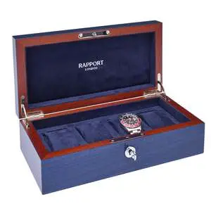 RAPPORT LONDON Heritage Chroma Four Watch Box