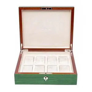 RAPPORT LONDON Heritage Chroma Eight Watch Box - Green