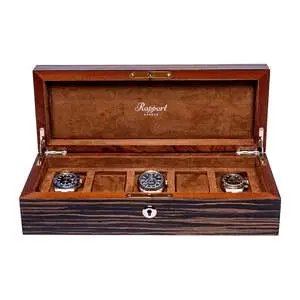 RAPPORT LONDON Heritage Five Watch Box - Macassar