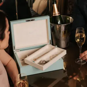 RAPPORT LONDON Victoria Jewellery Box - Turquoise