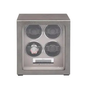RAPPORT LONDON Quantum Quad Watch Winder - Silver