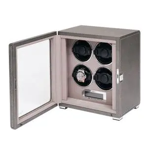 RAPPORT LONDON Quantum Quad Watch Winder - Silver