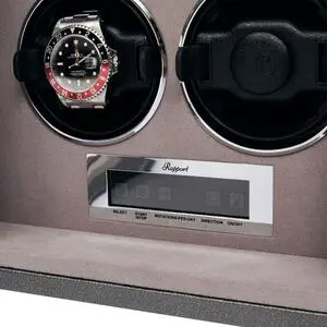 RAPPORT LONDON Quantum Quad Watch Winder - Silver