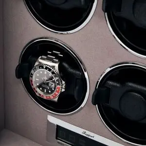 RAPPORT LONDON Quantum Quad Watch Winder - Silver