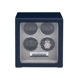 RAPPORT LONDON Quantum Quad Watch Winder - Navy