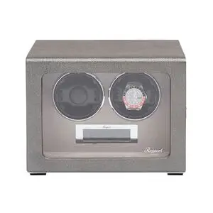 RAPPORT LONDON Quantum Duo Watch Winder - Silver