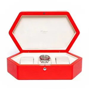 RAPPORT LONDON Portobello Watch Box - Red