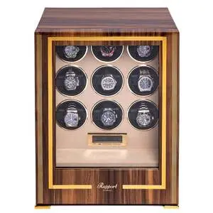 RAPPORT LONDON Paramount Nine Watch Winder - Walnut