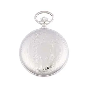 RAPPORT LONDON Mechanical Full Hunter Pocket Watch - Silver