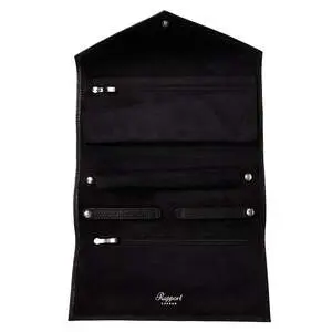 RAPPORT LONDON Jewellery Roll In Grained Leather