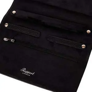 RAPPORT LONDON Jewellery Roll In Grained Leather