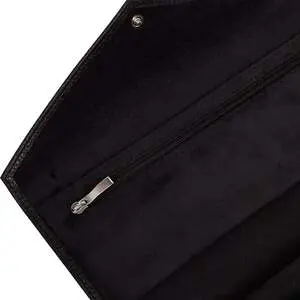 RAPPORT LONDON Jewellery Roll In Grained Leather